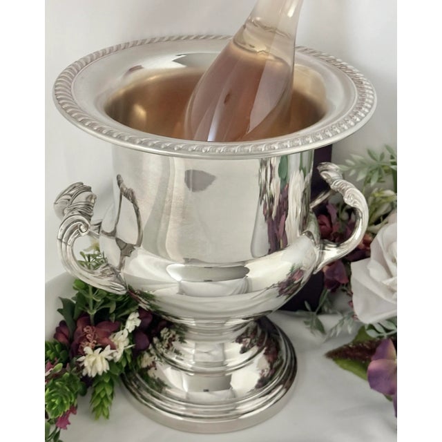 Vintage Champagne Bucket Unbranded Silver Plated Trophy Urn | Chairish