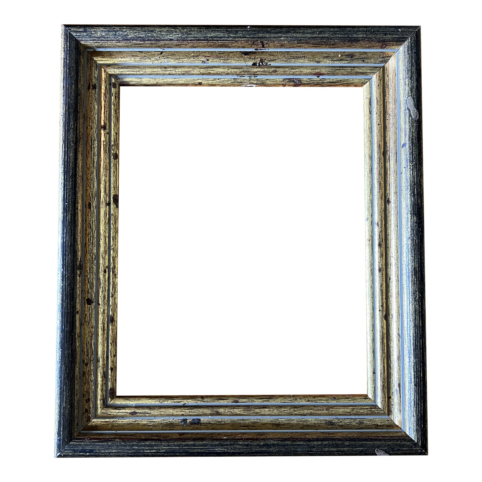 Early 21st Century Gold Leaf Wood Frame | Chairish