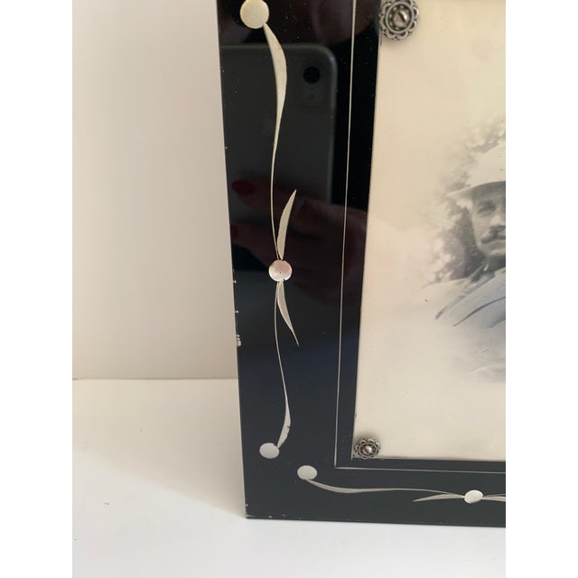 Early 20th Century Glass Photo Frame | Chairish