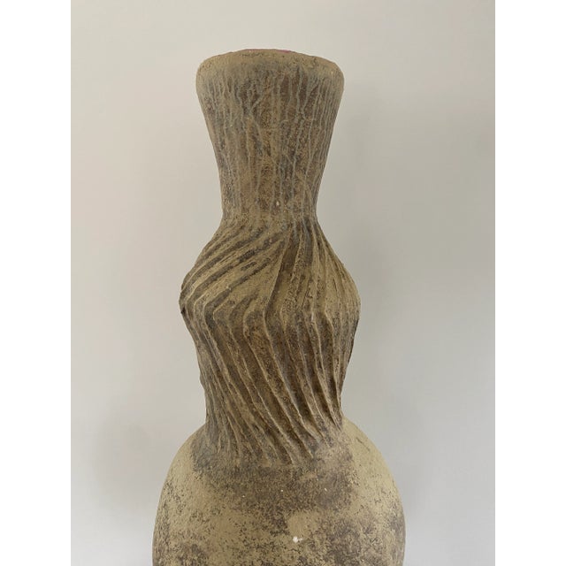 Large Papier-Mâché Totem Column | Chairish