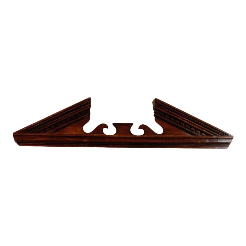 Mid 19th Century Georgian Door Pediment | Chairish