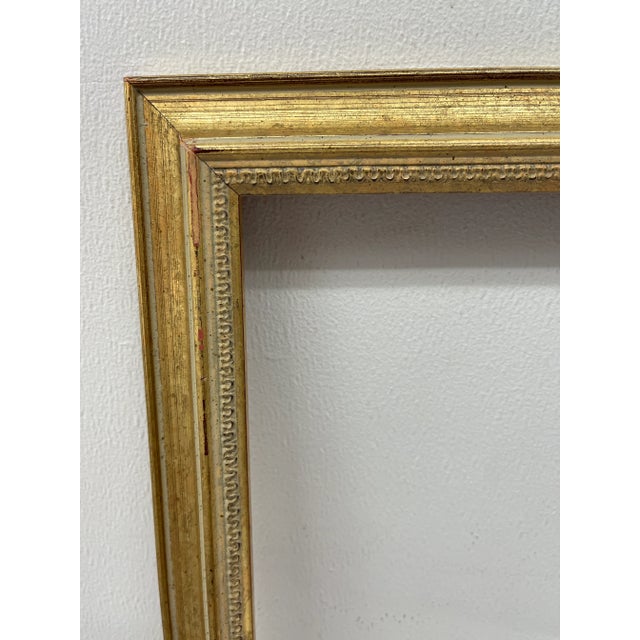 Gold Wood Giltwood Picture Frame | Chairish