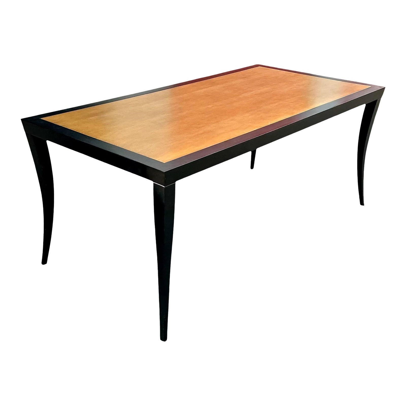 Hickory Chair Modern Saber Leg Dining Table or Desk W/ Saber Leg ...