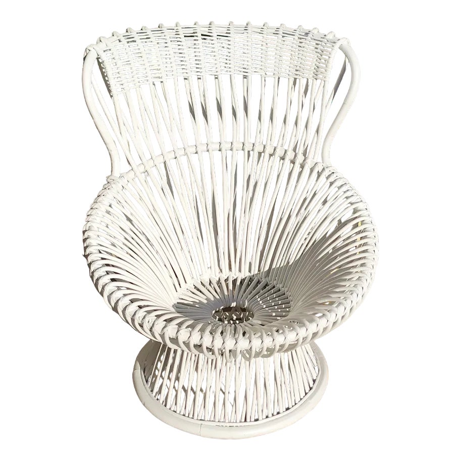 Bamboo Margherita Armchair by Franco Albini for Azucena, 1950s | Chairish