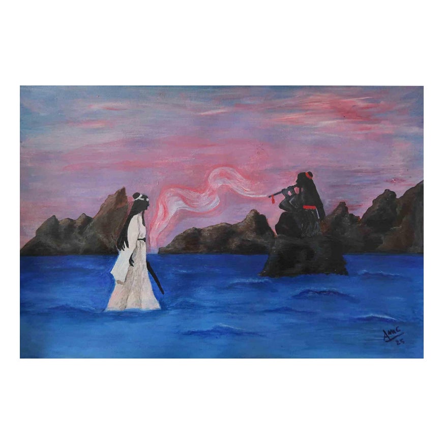 Anna Maria Caboni, Power of Legends, 2025, Acrylic | Chairish