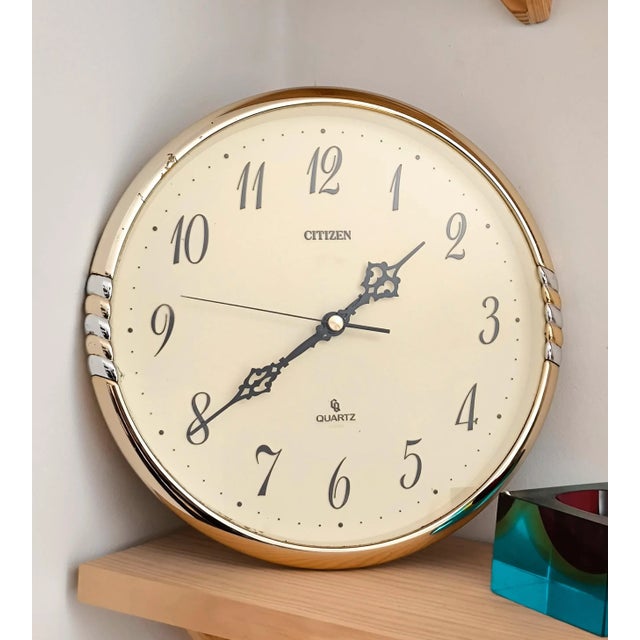 Vintage Citizen 1970s Wall Clock | Chairish