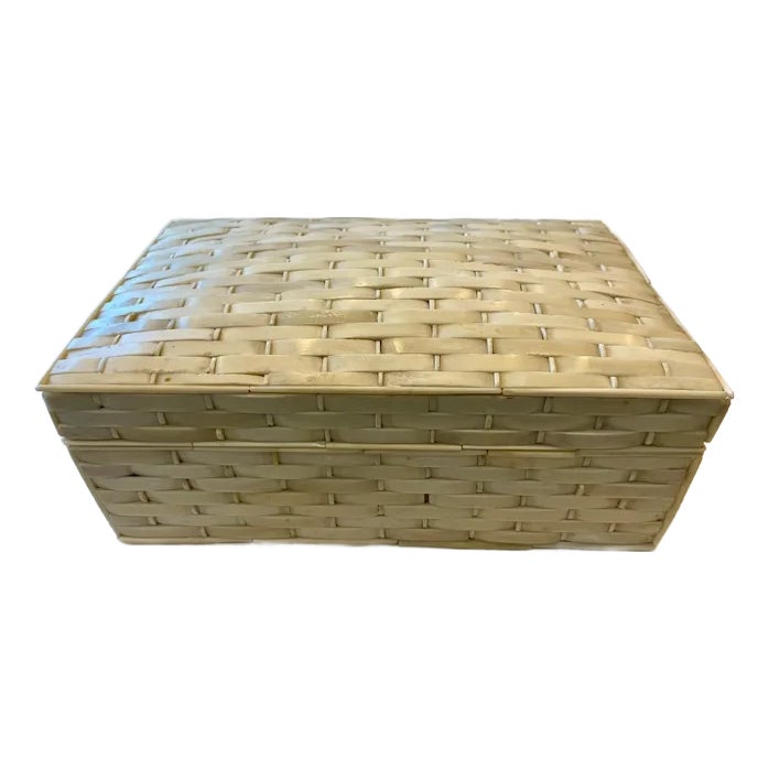 Dennis and Leen Tressage Bone Box | Chairish