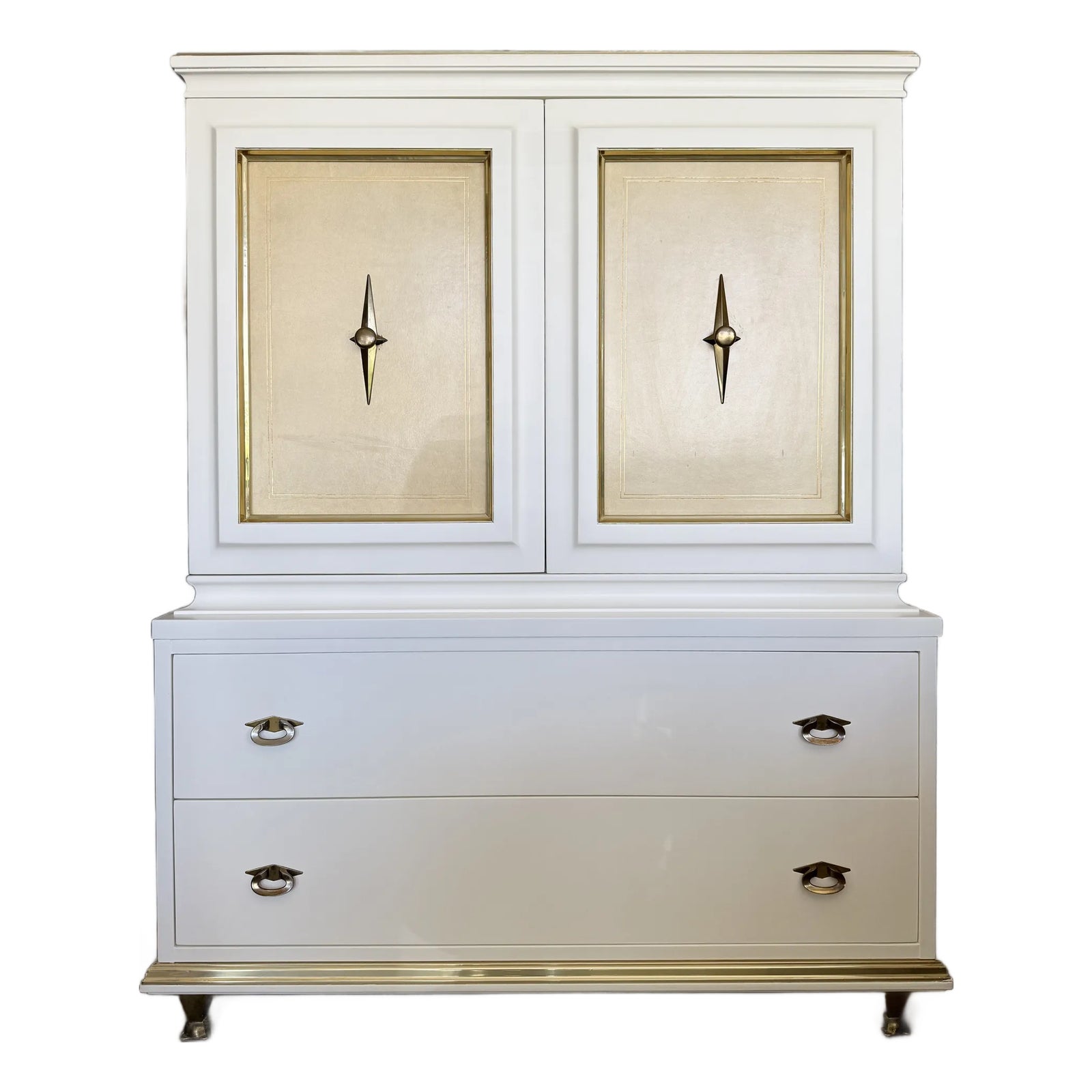 Hollywood Regency Storage/Bar Cabinet by American of Martinsville From ...