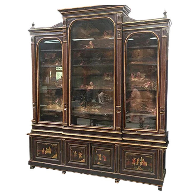 Antique Napoleon III Library | Chairish