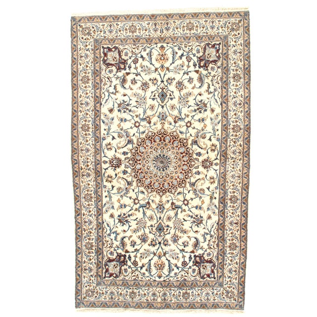 Vintage Genuine Nain Area Rug - 4′11″ × 8′3″ | Chairish