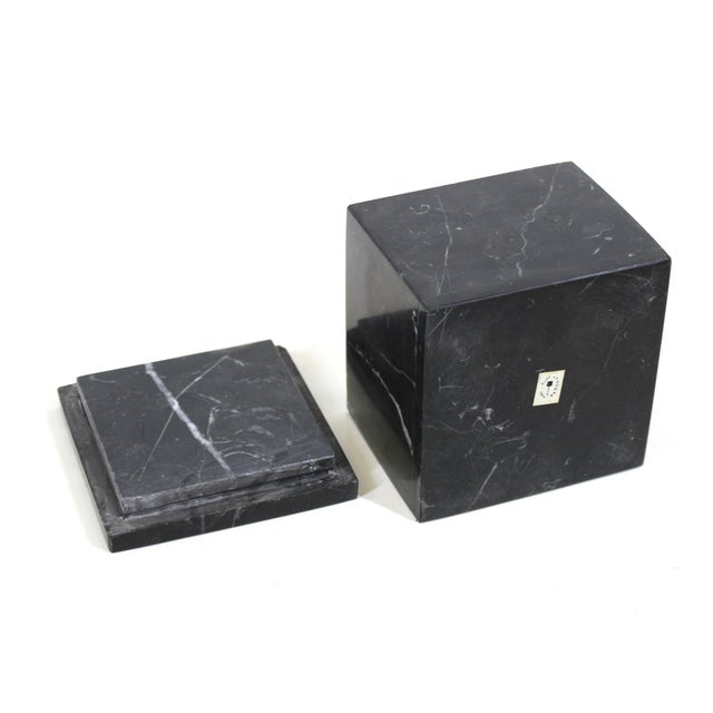Modern Marble Trinket Box | Chairish
