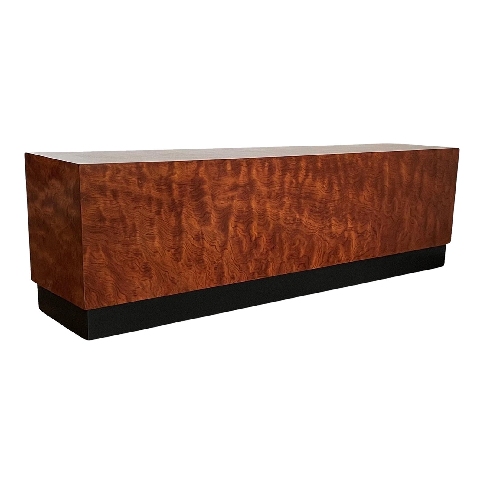 Minimalist Floating Platform Bench or Coffee Table, Newly Restored ...