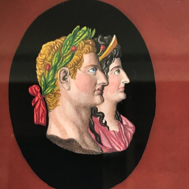 Framed Florence Italy Famous Roman Nobleman and Woman Set of Four ...