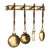 Antique French Cooking Utensils Brass Set of 5 With Wooden Handles ...