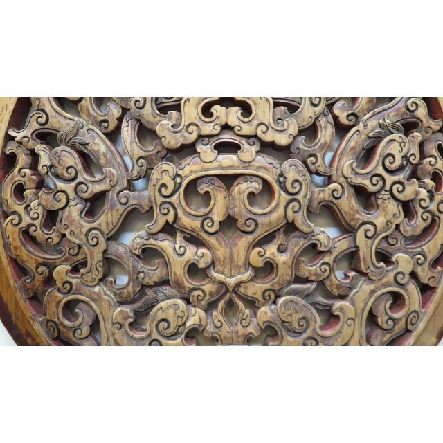 19th Century Chinese Dragon Carving | Chairish