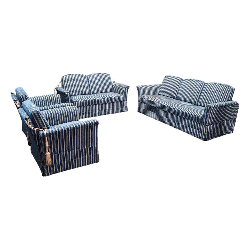 Regency Seating and Daybed from Maison Janson, 1970s Set of 4 | Chairish