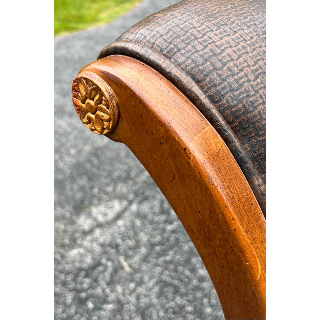 Walter Smithe Cudtom Swan Rocking Chair | Chairish