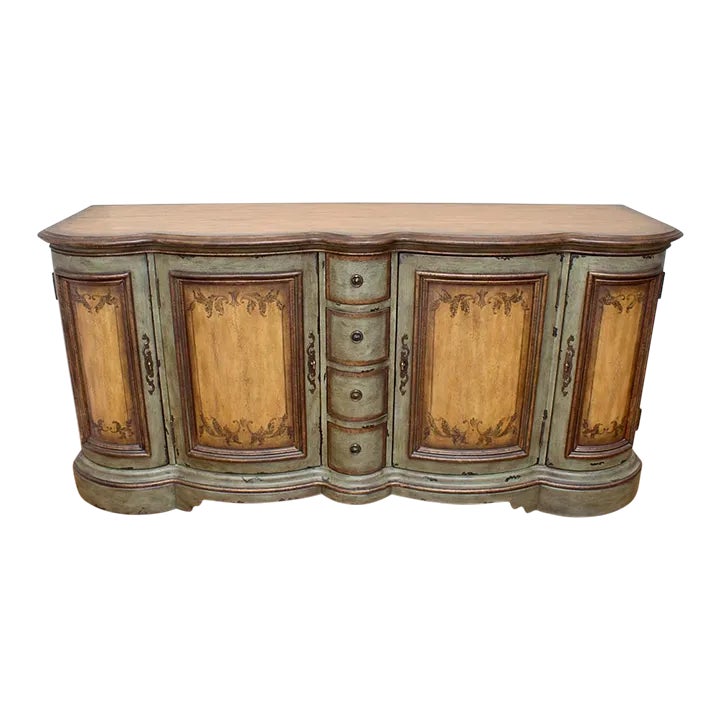 1980s A Contemporary Painted Buffet Server Cabinet Server With Ample ...