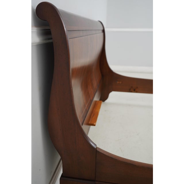 Grange Furniture Louis Philippe Queen Size Sleigh Bed | Chairish