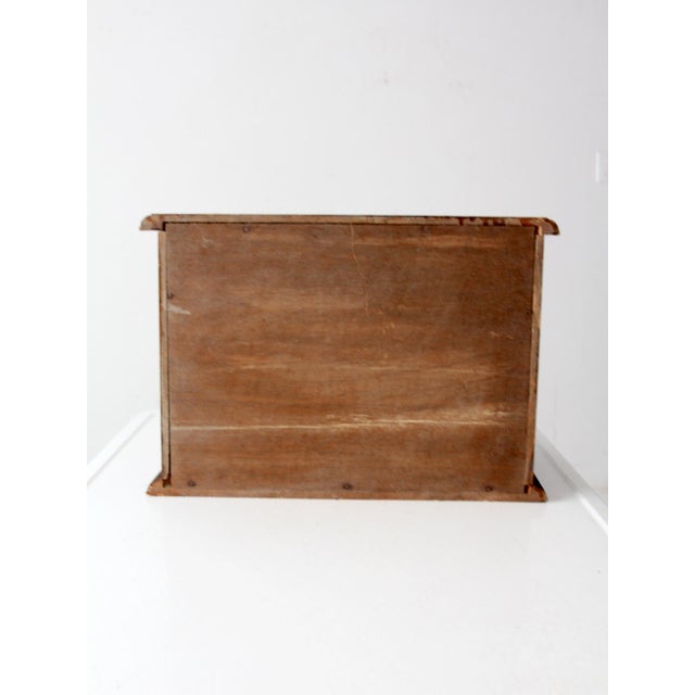 Vintage Wooden Bread Box | Chairish
