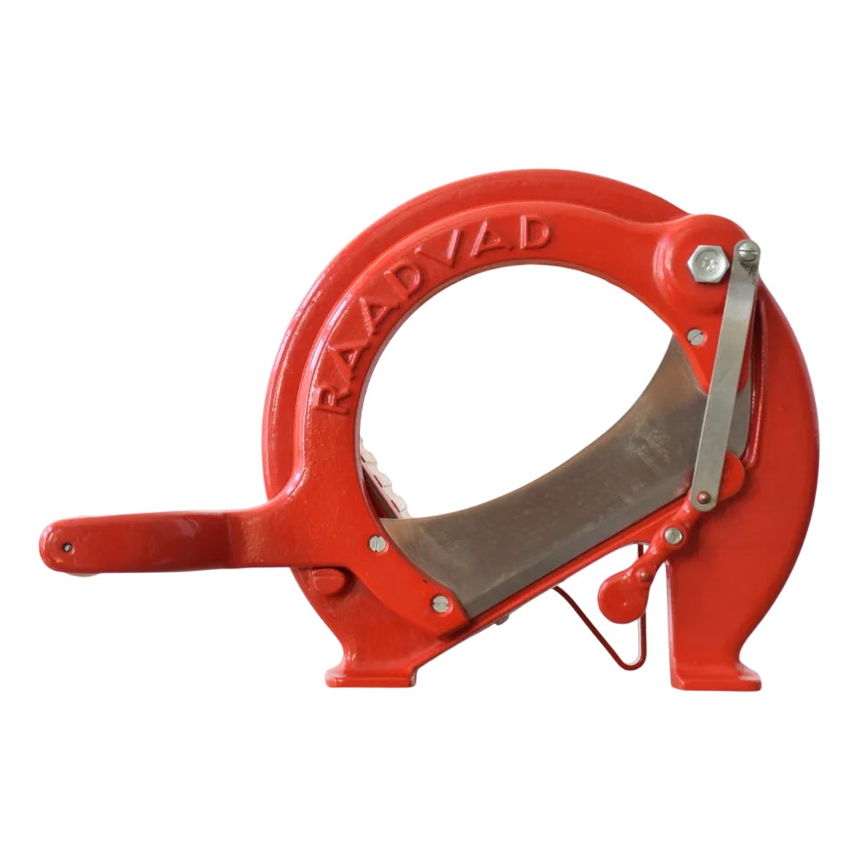 Mid-Century Danish Red Bread Slicer by Ove Larsen for Raadvad, Denmark ...