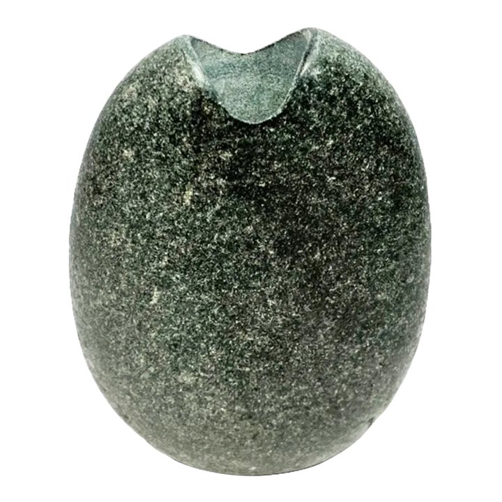 Vintage Signed Lee Spiller Natural Stone Vase | Chairish