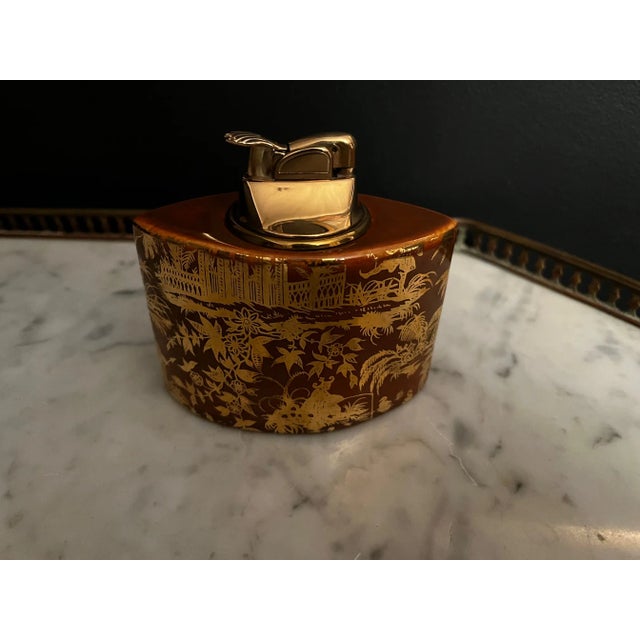 Vintage Piero Fornasetti Piccolo Coromandel Chinoiserie Smoking Set- 3 ...