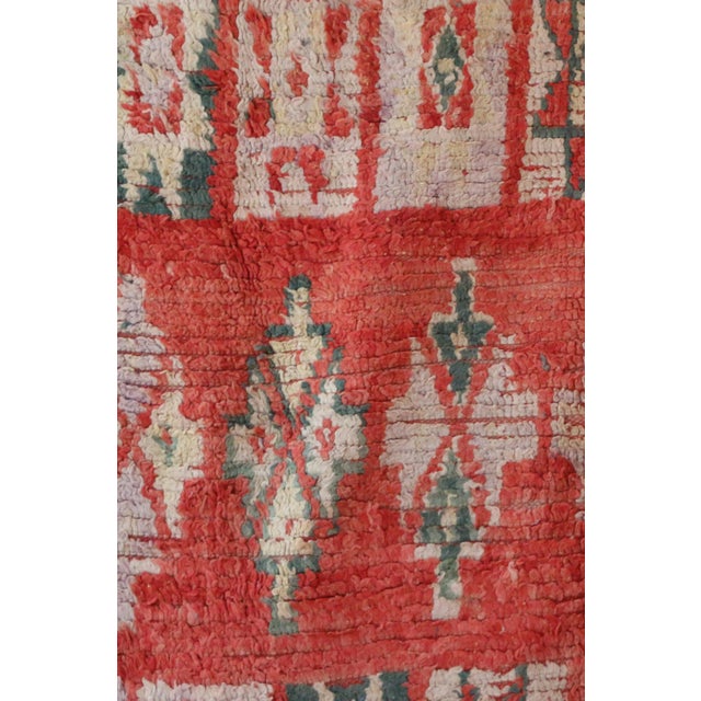 Mid-Century Modern Moroccan Authentic Rug | Chairish
