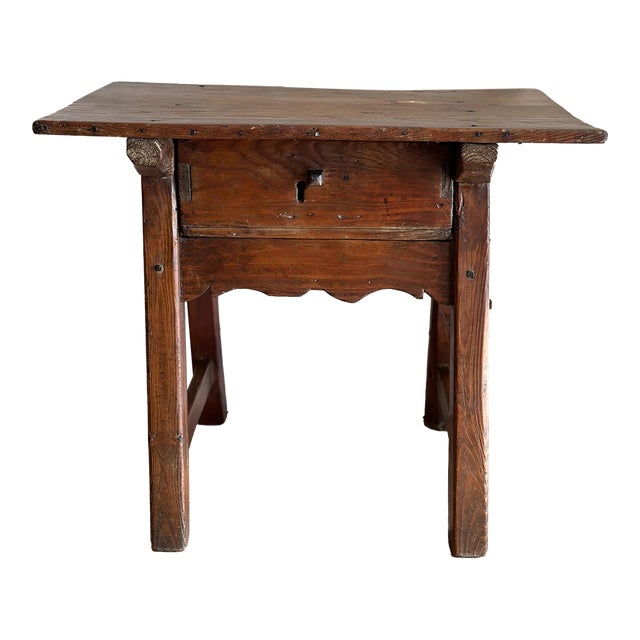 Antique Spanish End Table | Chairish