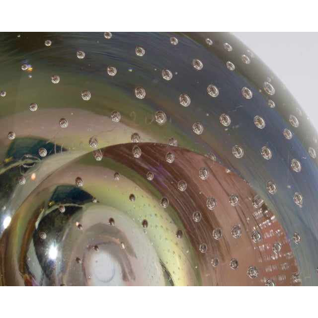 2001 Art Glass Bullicante Vase Signed by Toan Klein | Chairish