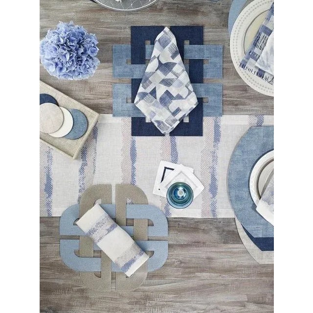 Celtic Navy Placemats - Set of 4 | Chairish