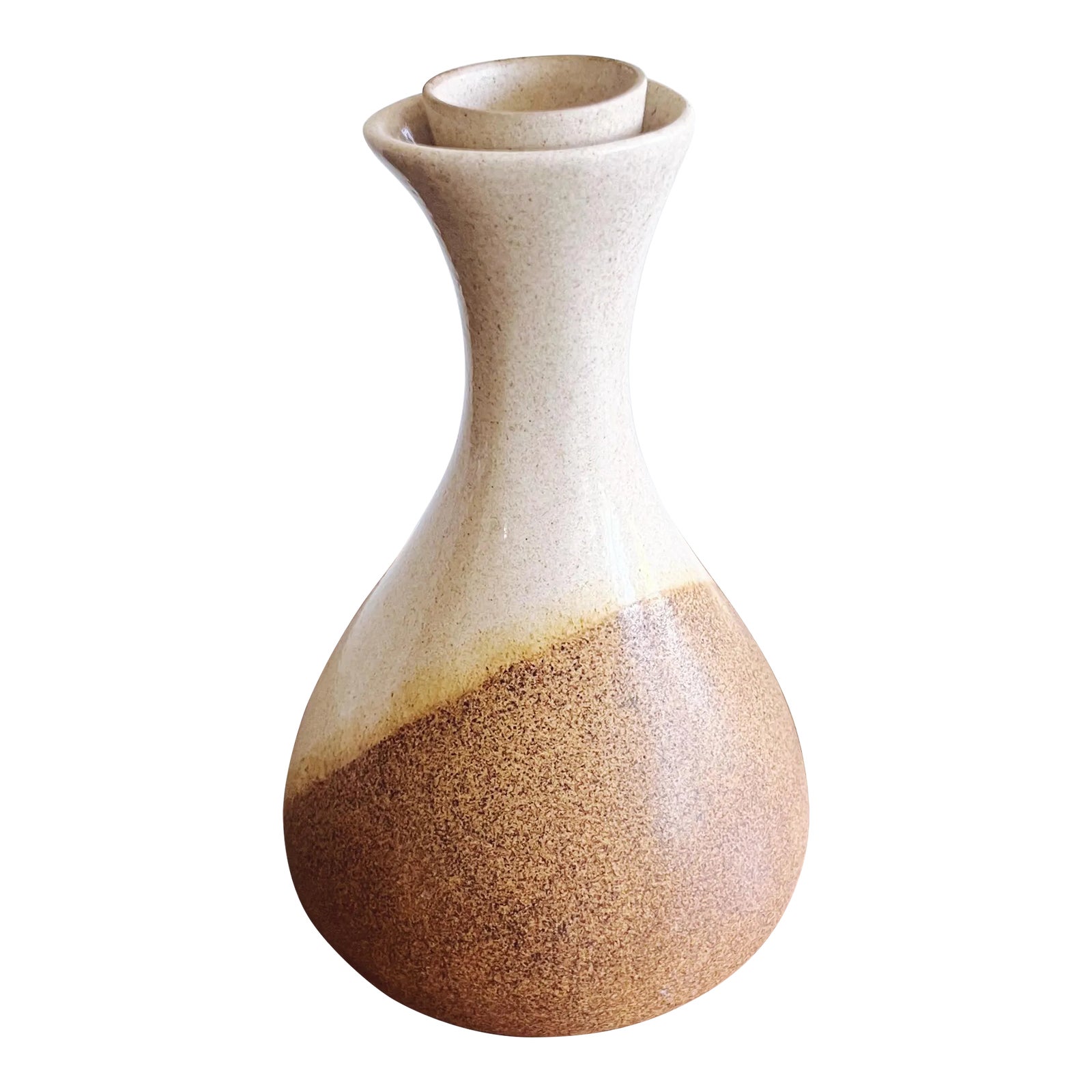 Vintage Canadian Stoneware Northwind Pottery Decanter | Chairish