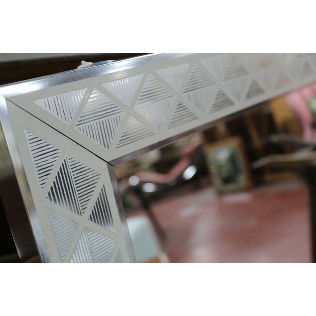 1970s Greg Copeland Op Art Mirror | Chairish