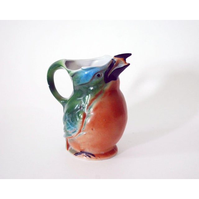 1940s German Art Pottery Bird Pitcher | Chairish