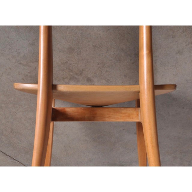 European Walnut Low Chair, Switzerland 1960s | Chairish