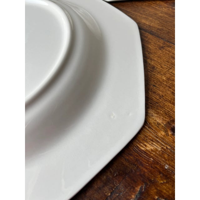 Set of 6 1970s Yellow Bouquet Independence Ironstone Octagonal Dinner ...