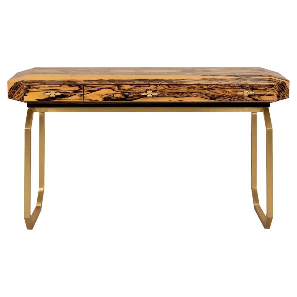 Vertigo Royal Ebony Console Table by Memoir Essence | Chairish
