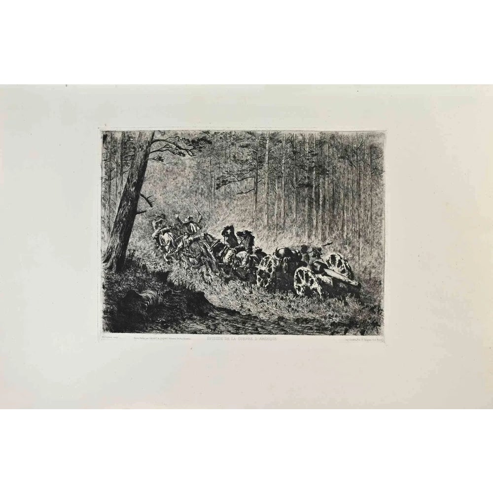 Edwin Forbes Forbes, Épisode de la Guerre d'Amérique, Etching, 1870s ...