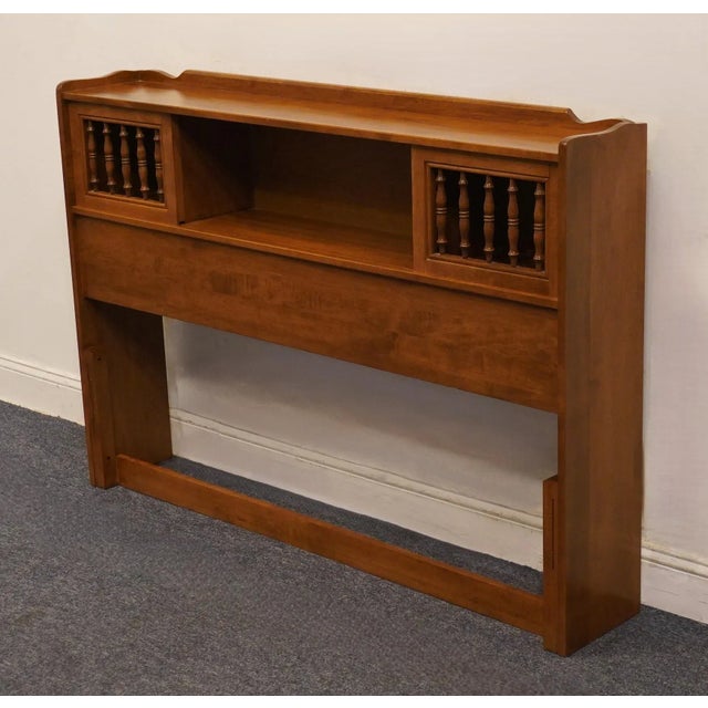 Ethan Allen Heirloom Nutmeg Maple Colonial Early American Full Size ...