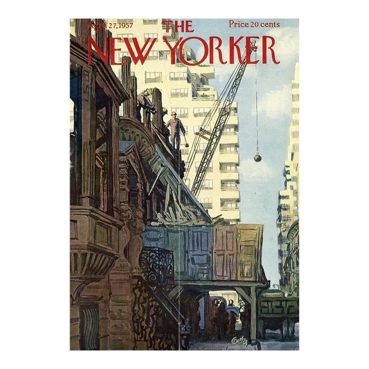 1957, New Yorker Magazine Cover, April 27 (Arthur Getz), Original ...