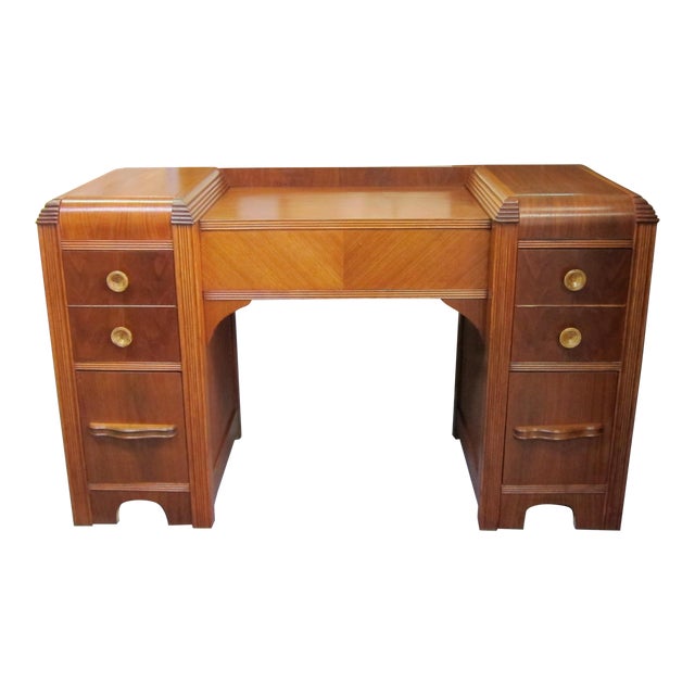 1940s Vintage Dressing Table | Chairish