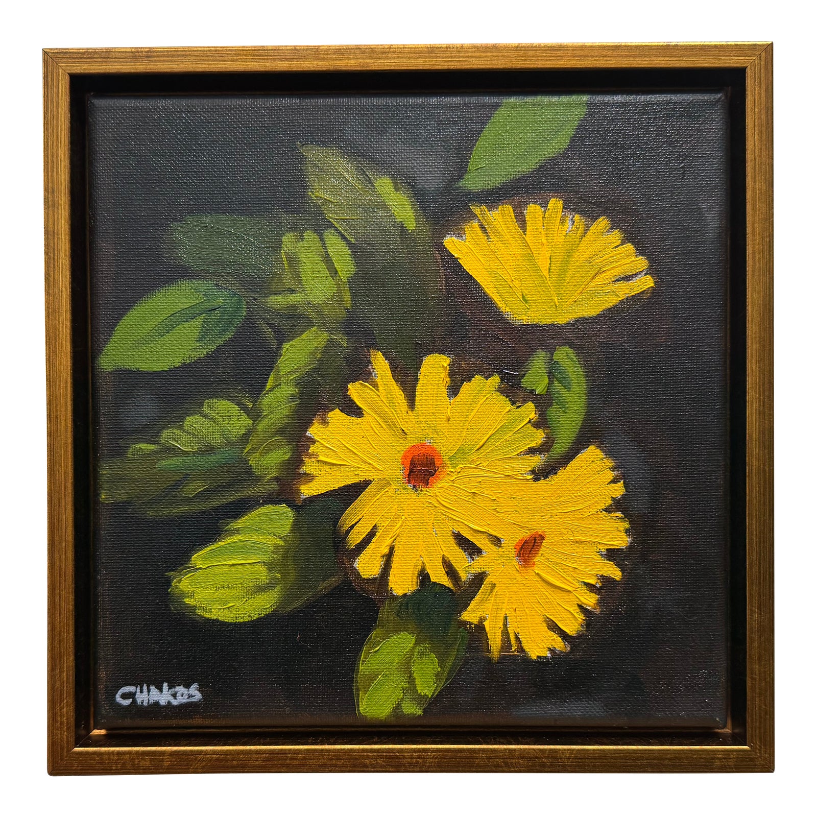 George T. Chakos: Little Gem Series: "Cachera Daisy's Yellow" | Chairish