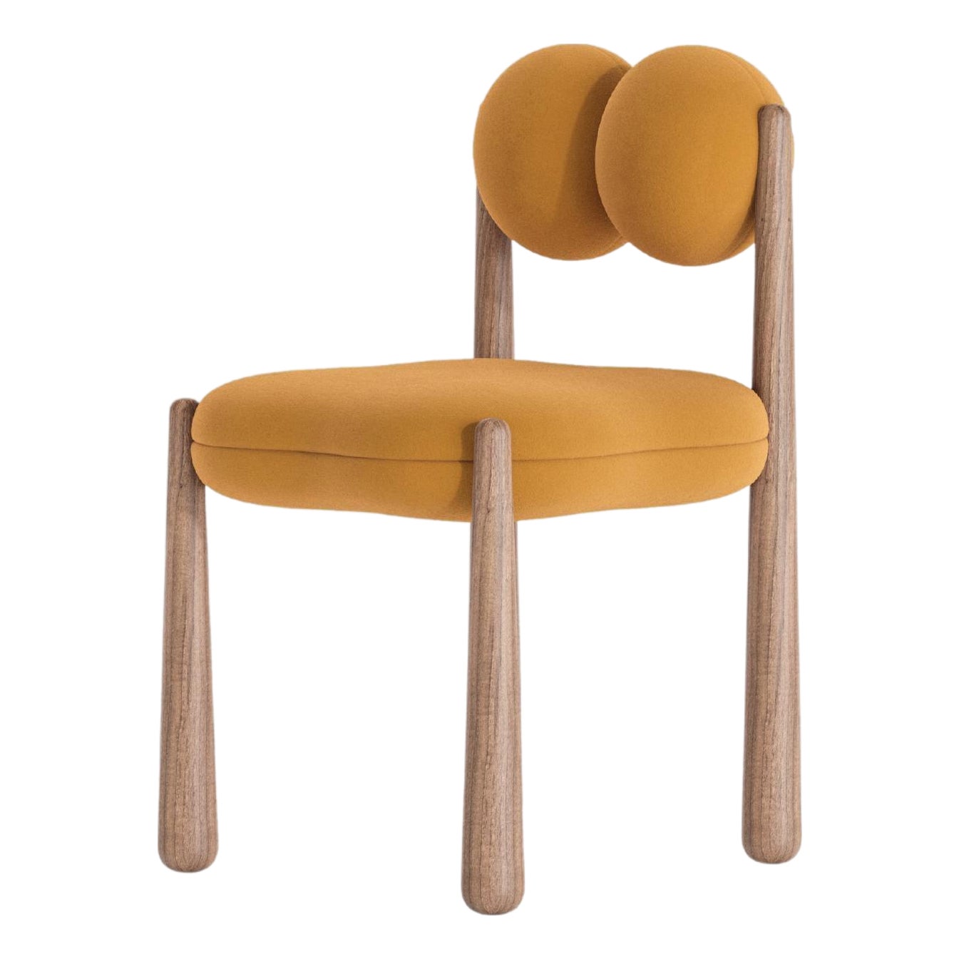Mustard Jasmine Chair by Nelson Araujo | Chairish