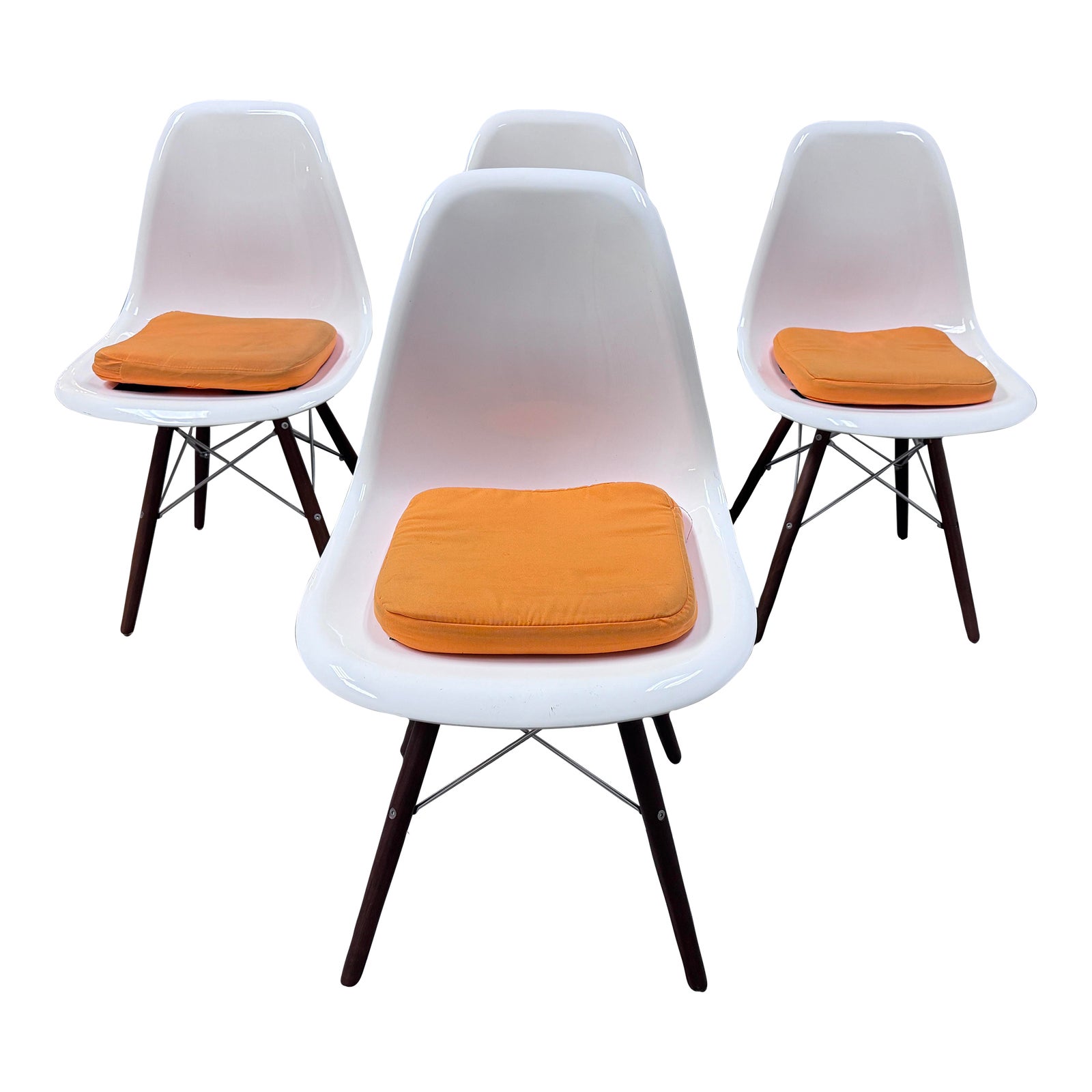 Rove Concepts Eames Eiffel Style Dining Chairs, Set of Four | Chairish