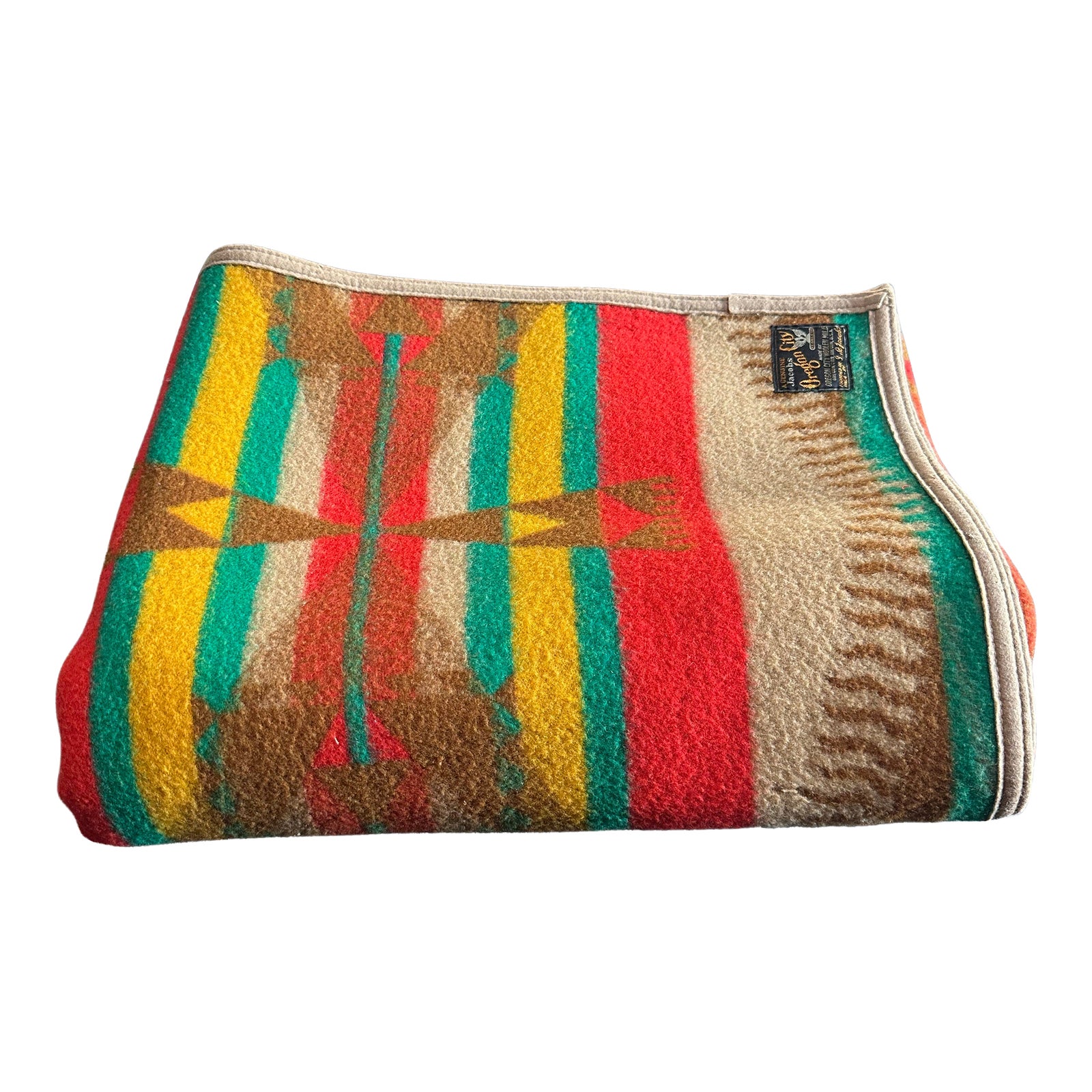 Antique Wool Blanket - Genuine Jacobs Dregen by Oregon City Woolen ...