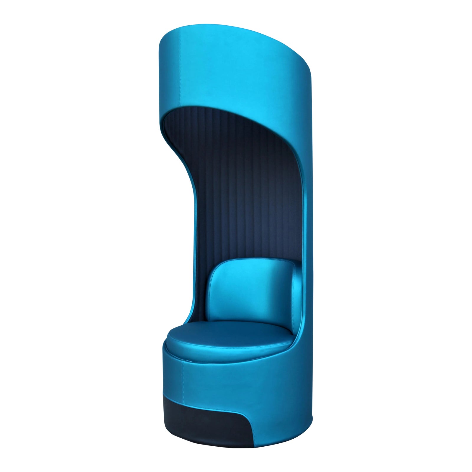 Modern Cega High Back Swivel Lounge Chair | Chairish