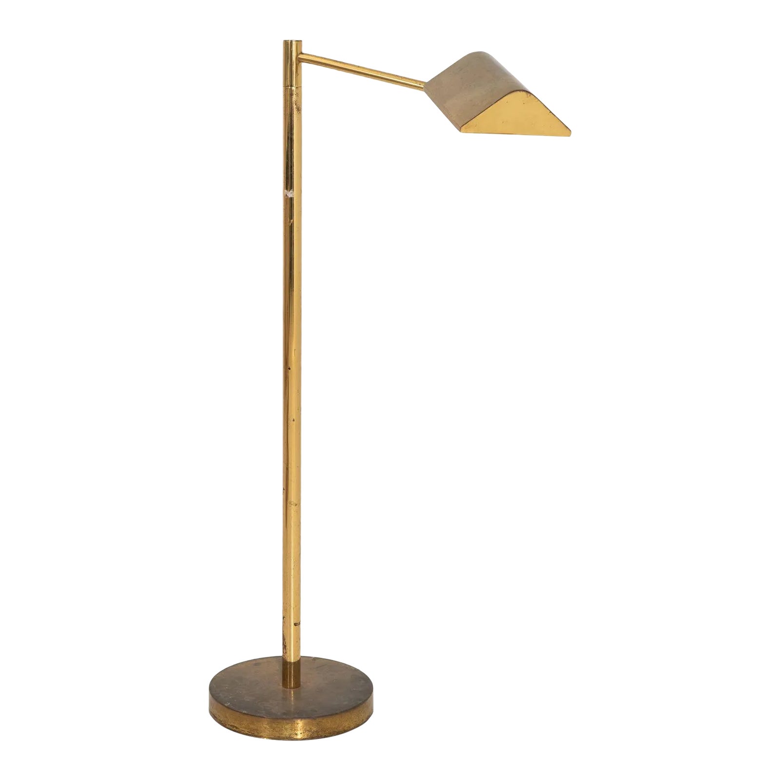 Vintage Brass Floor Lamp, France Mid 20th Century | Chairish