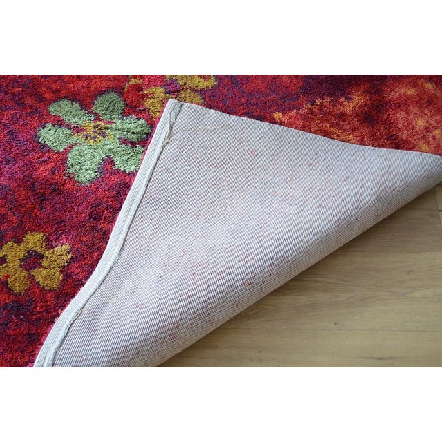 Vintage German Floral Rug, 1970s | Chairish