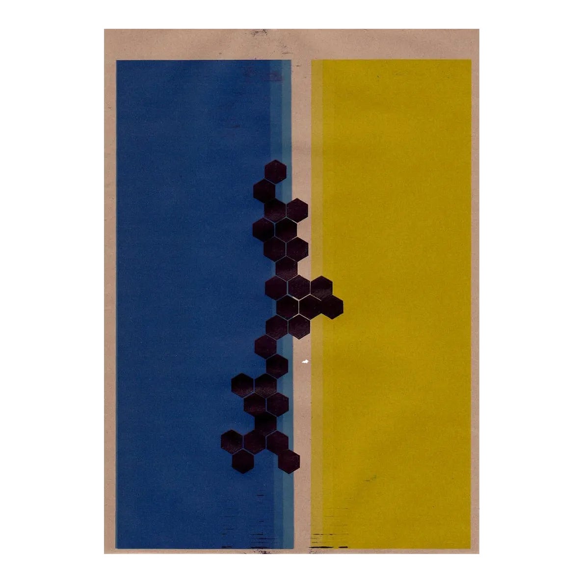 Contemporary Abstract Pen and Inkjet on Paper Drawing "Untitled 13.6.12 ...