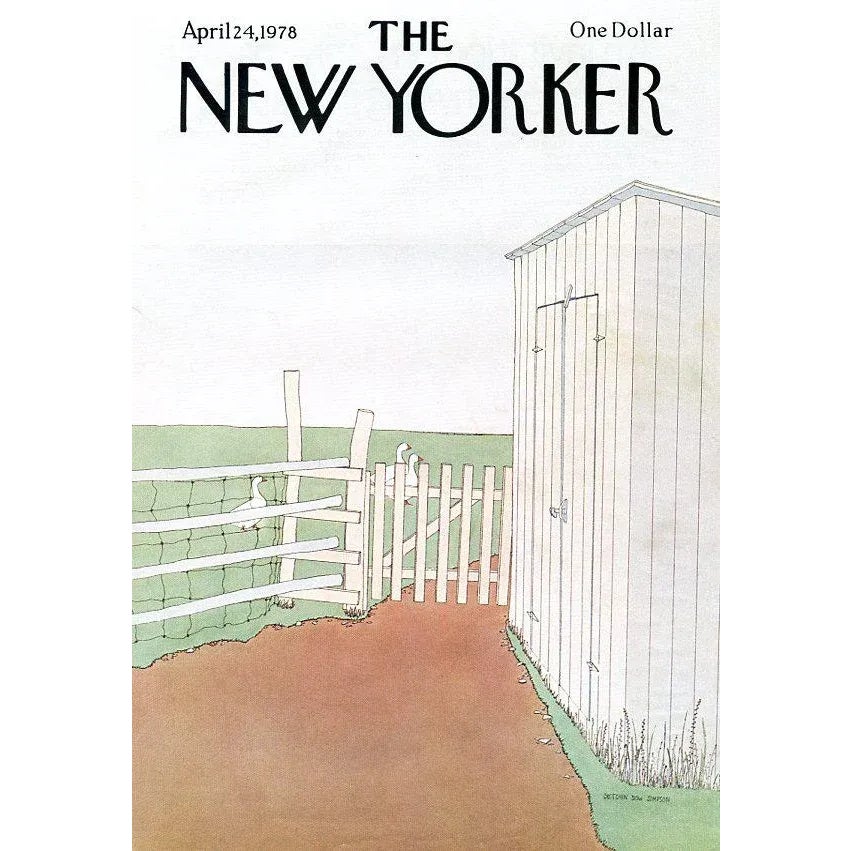 1978 New Yorker Cover, April 24 (Gretchen Dow Simpson), Architecture ...